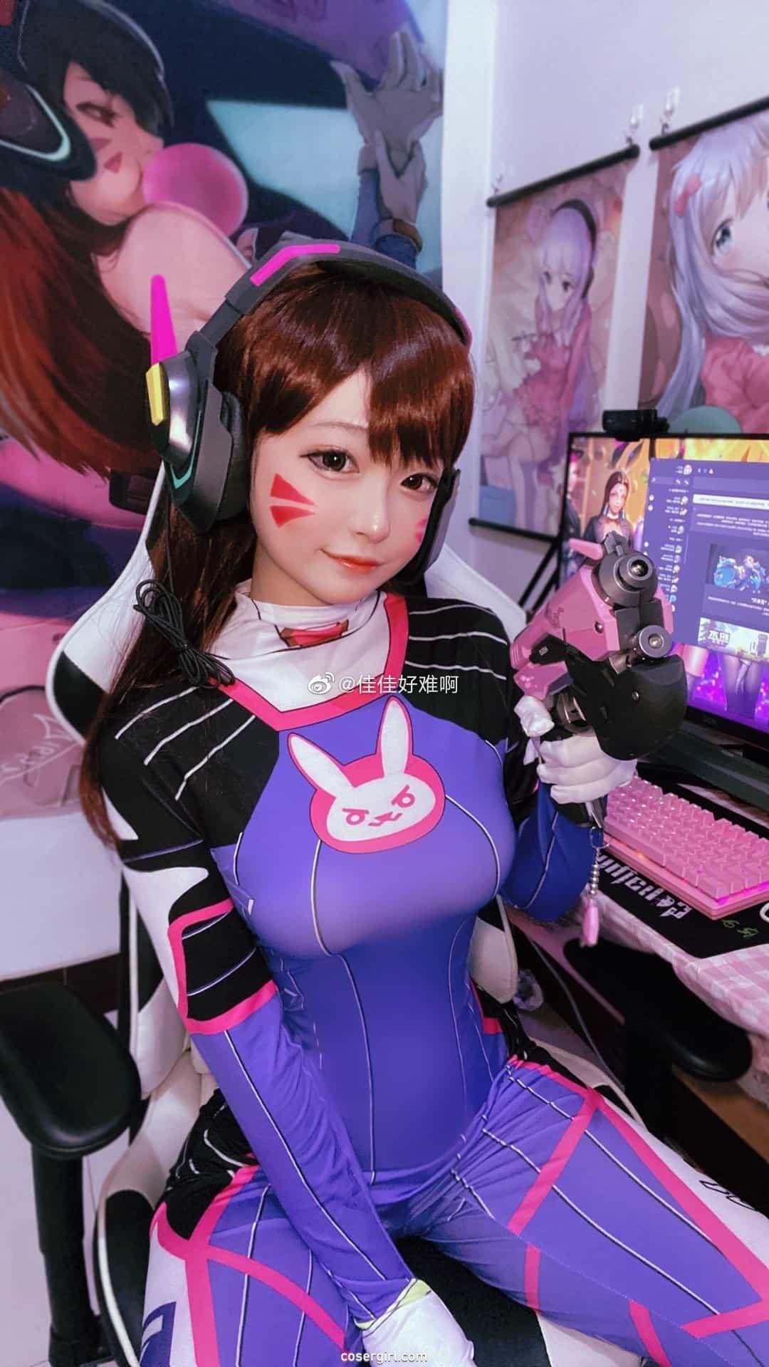 佳佳好难啊 VOL.15 守望先锋DVA - coser福利社