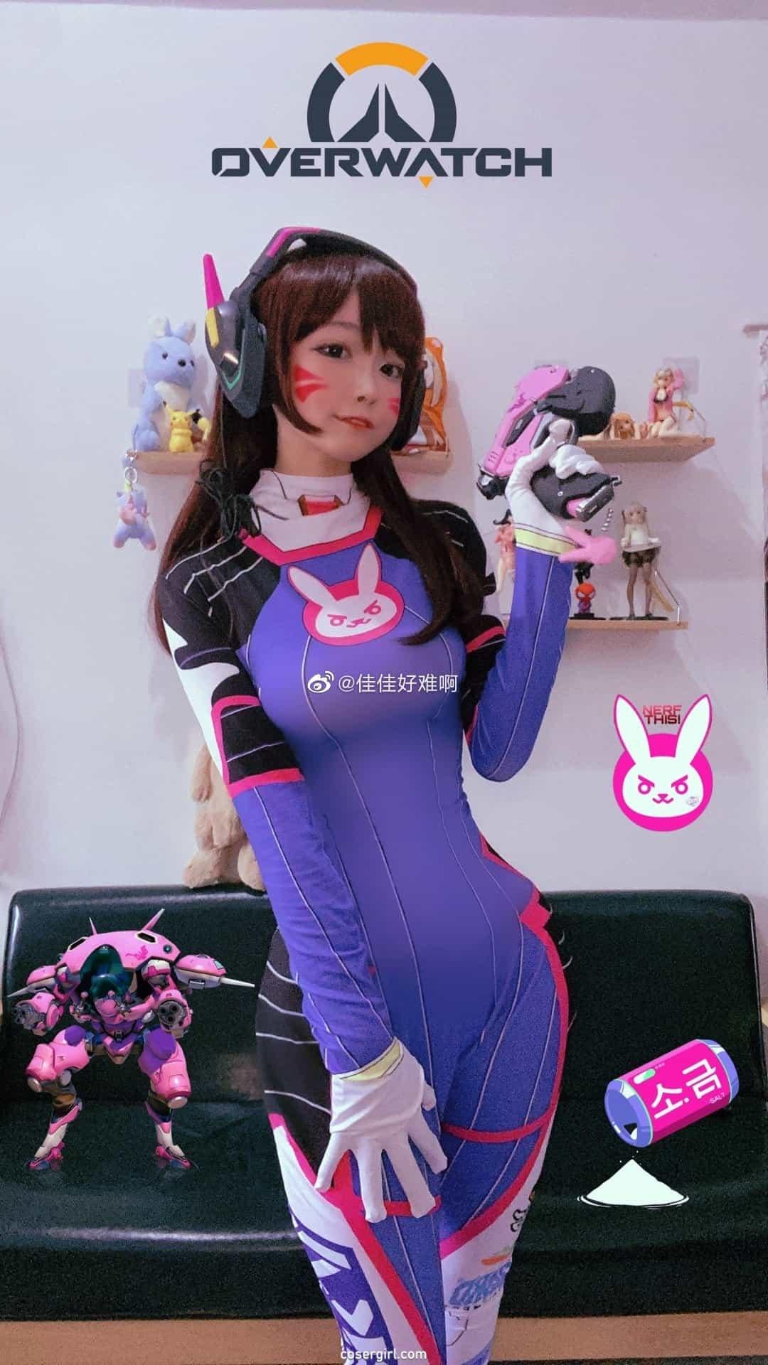 佳佳好难啊 VOL.15 守望先锋DVA - coser福利社
