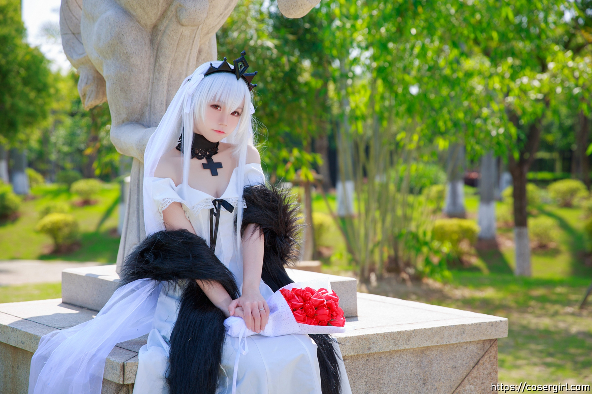 G44不会受伤 Vol.004 G44 98K婚纱 德皇 - coser福利社