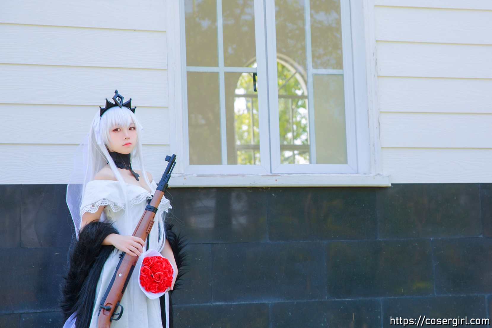 G44不会受伤 Vol.004 G44 98K婚纱 德皇 - coser福利社